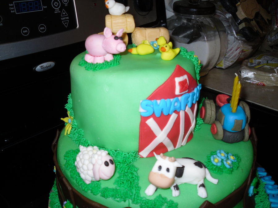 Farm Boy Birthday Cake - CakeCentral.com