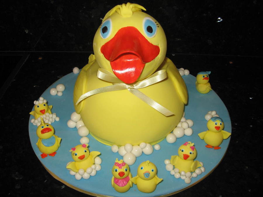 Baby Shower Duck Cake - CakeCentral.com