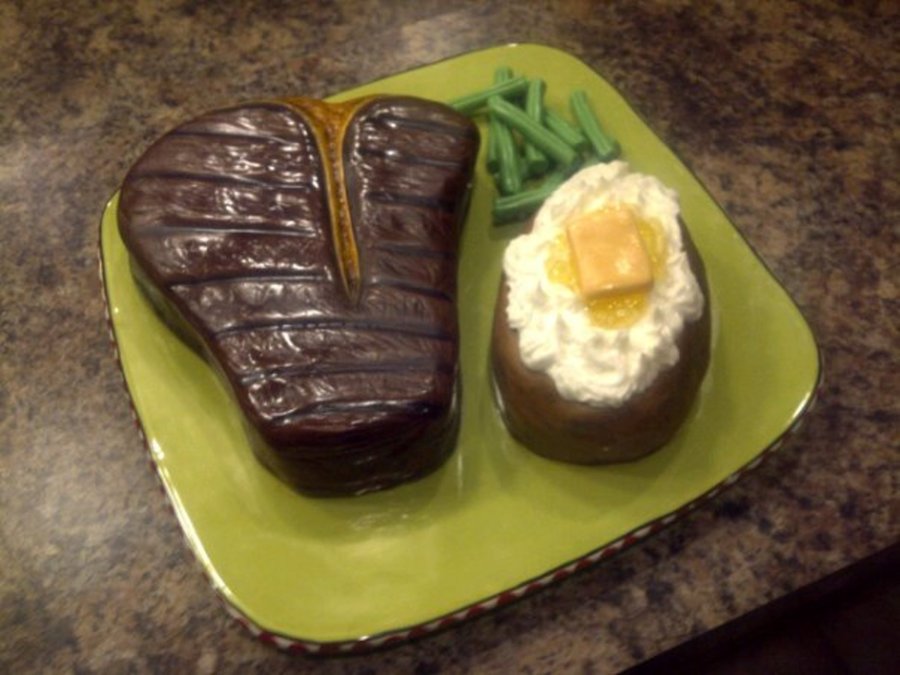 Steak Or Cake??? Cake! - CakeCentral.com