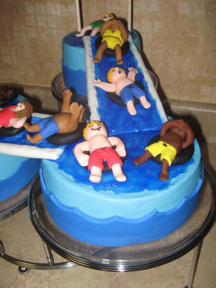 Water Slide Cake - CakeCentral.com