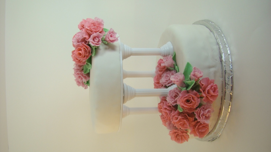 A Cascade Of Roses - CakeCentral.com