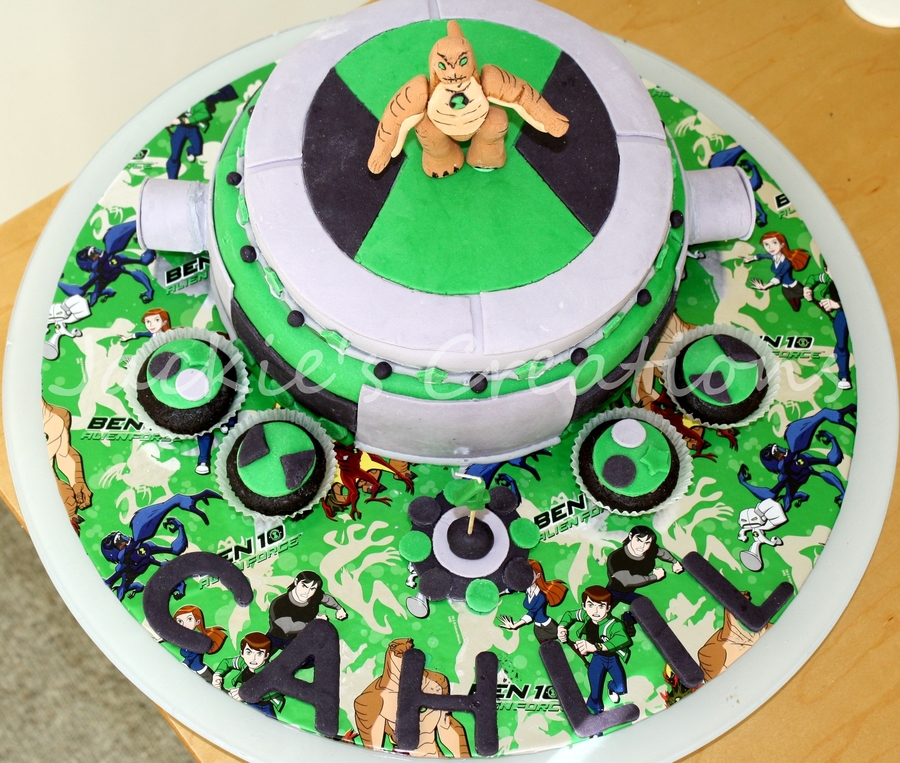 Ben 10 Alien Force Omnitrix Bday Cake! - CakeCentral.com