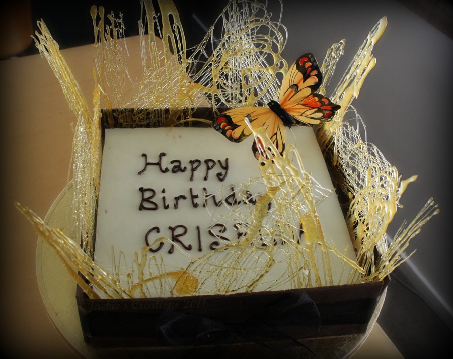 Chocolate, Toffee And Paramore Inspired Birthday Cake! - CakeCentral.com