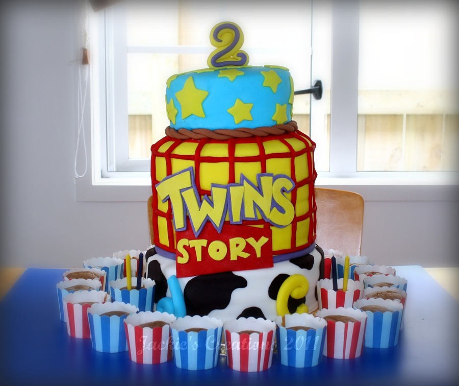 Toy Story Cake For My Twin Boys - Twins Story! - CakeCentral.com