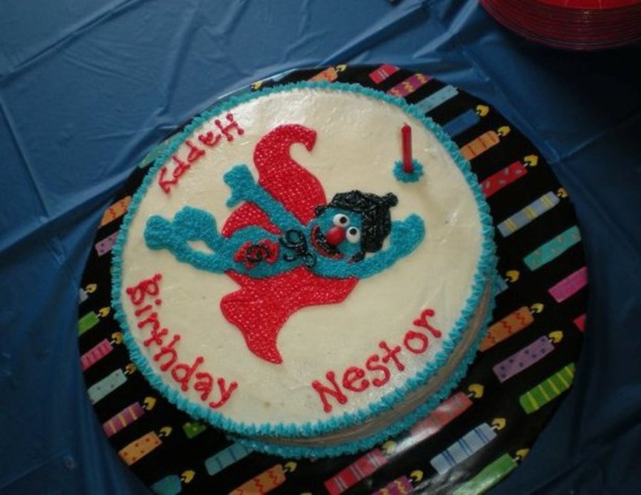 Super Grover Cake - CakeCentral.com