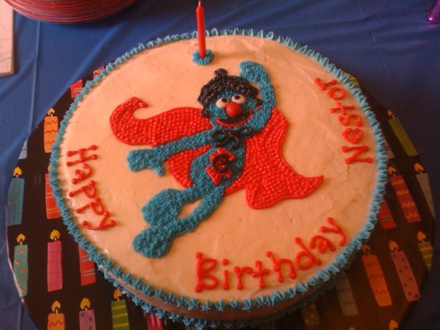 Super Grover Cake - CakeCentral.com