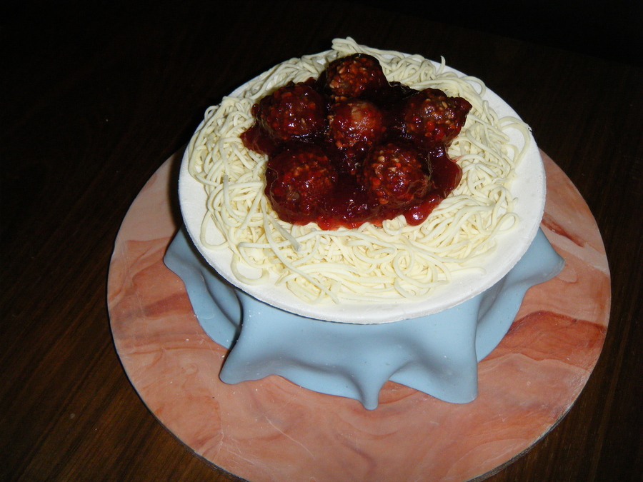 Spaghetti And Meatballs - CakeCentral.com