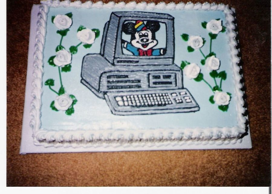 Computer Birthday Cake - CakeCentral.com