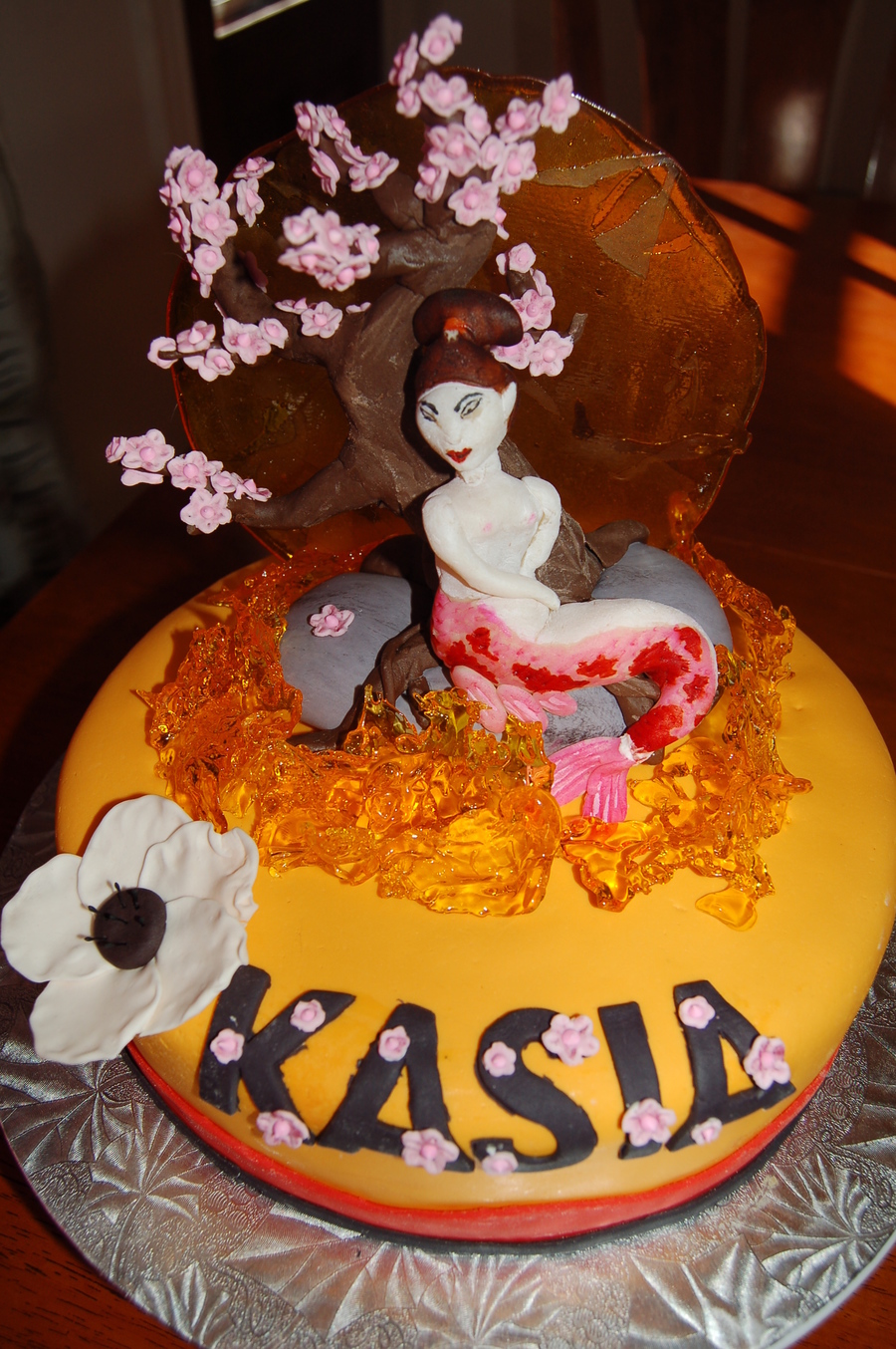Marzipan Siren, Chocolate Cherry Blossom Tree - CakeCentral.com