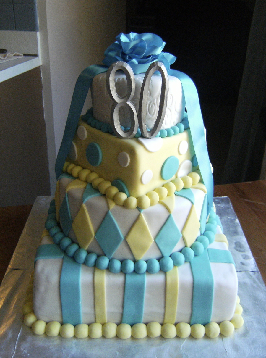 80Th Birthday - CakeCentral.com