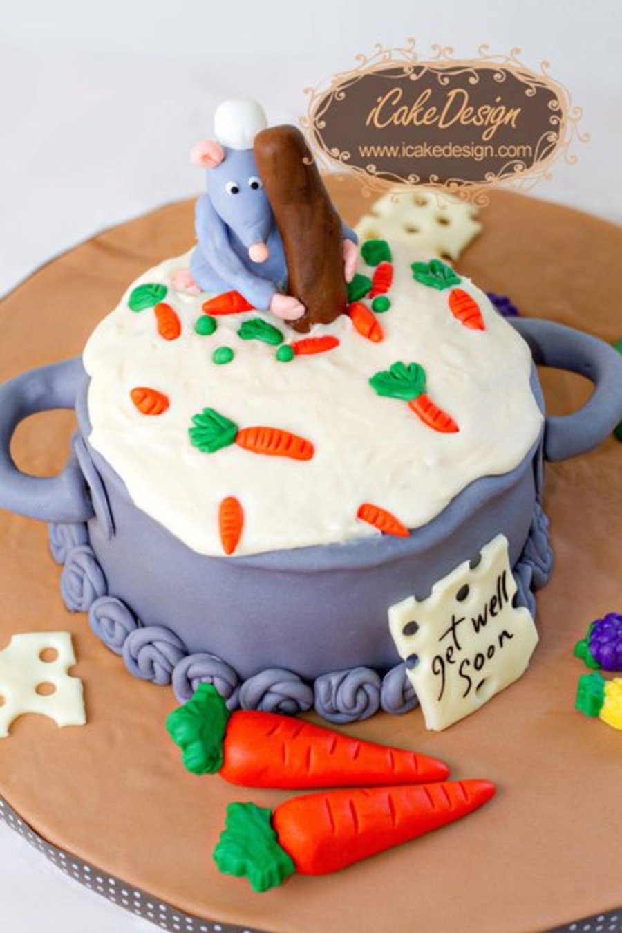 Get Well Soon Soup Cake - CakeCentral.com