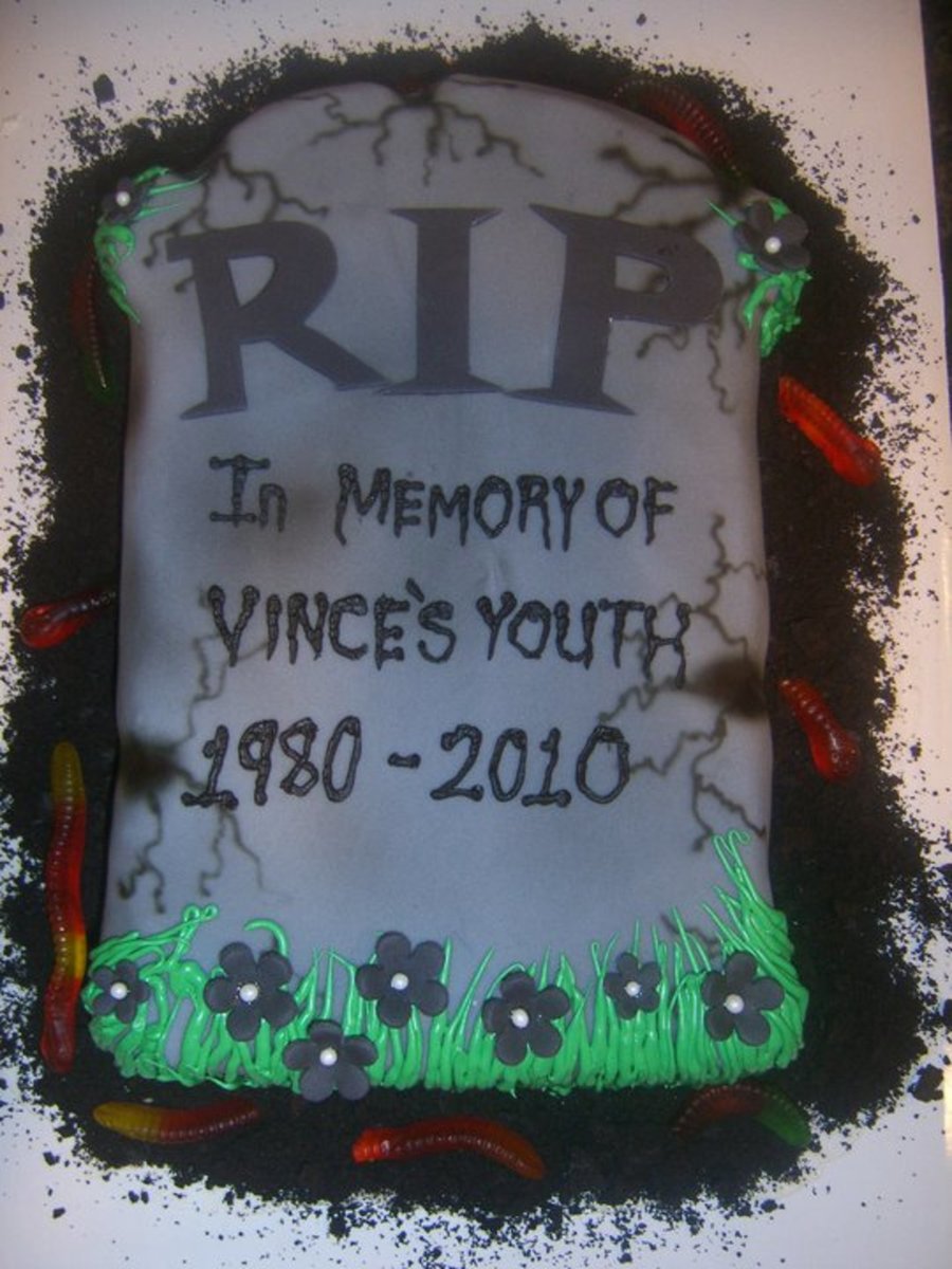 Tombstone Cake - CakeCentral.com