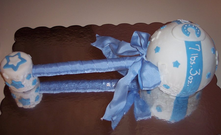 Baby Rattle Cake - CakeCentral.com