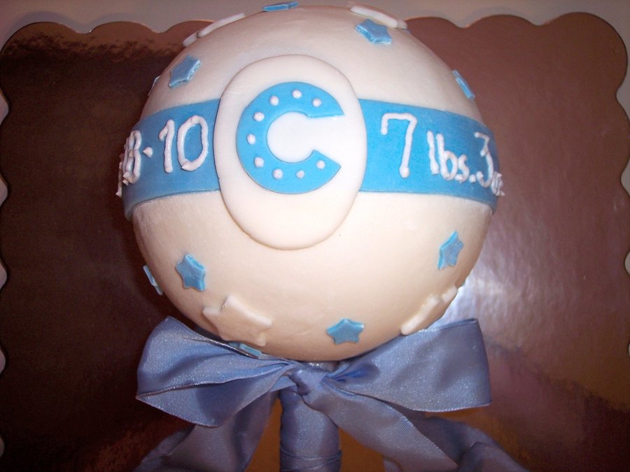 Baby Rattle Cake - CakeCentral.com
