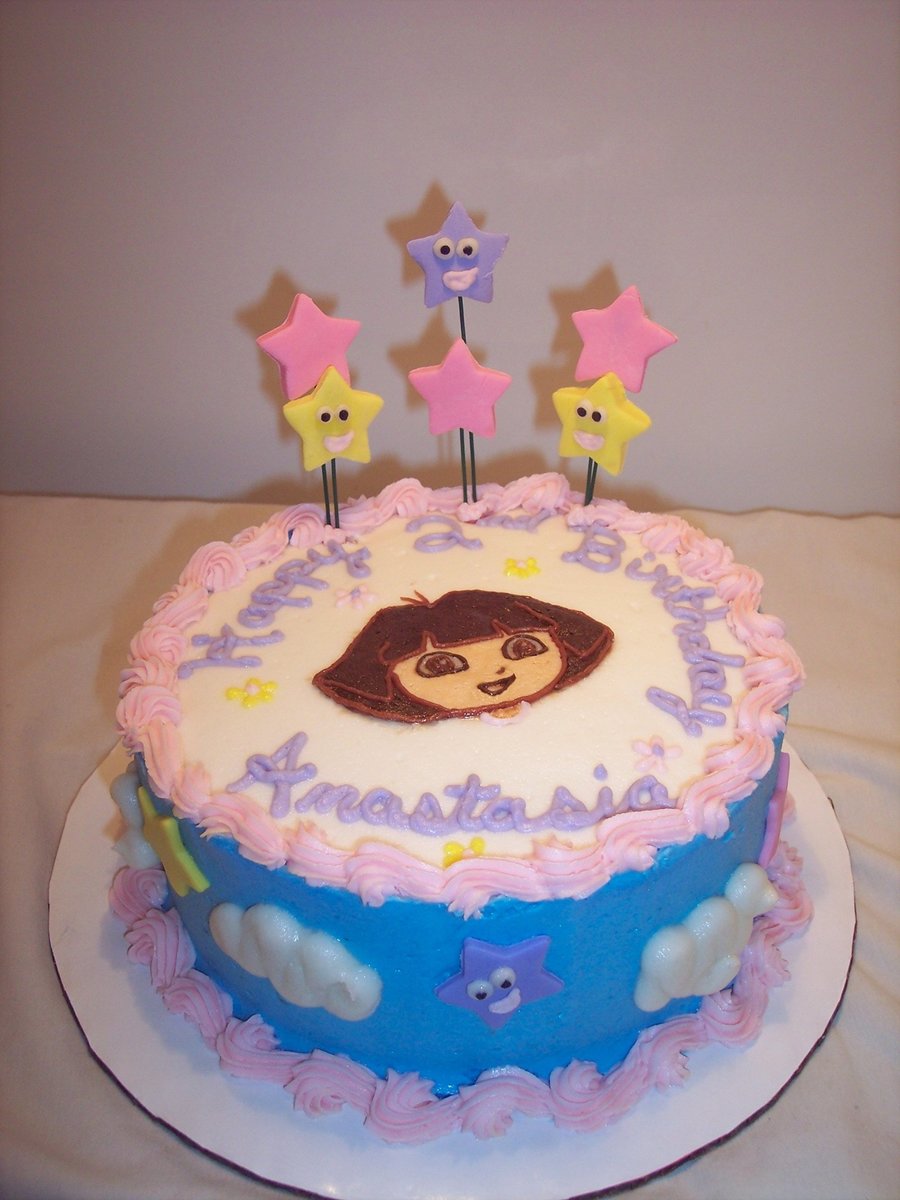 Dora Fbct Cake - CakeCentral.com