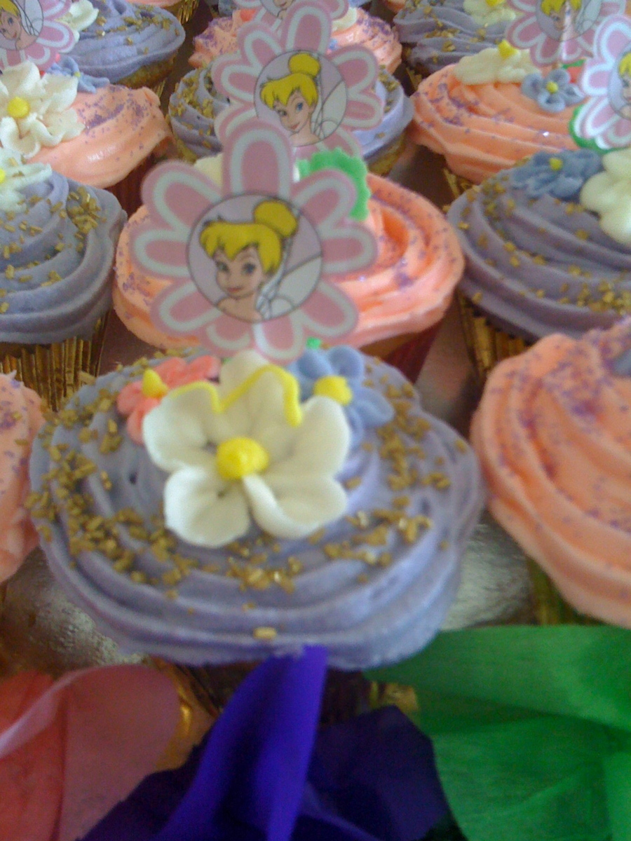 Tinkerbell Cupcakes - CakeCentral.com
