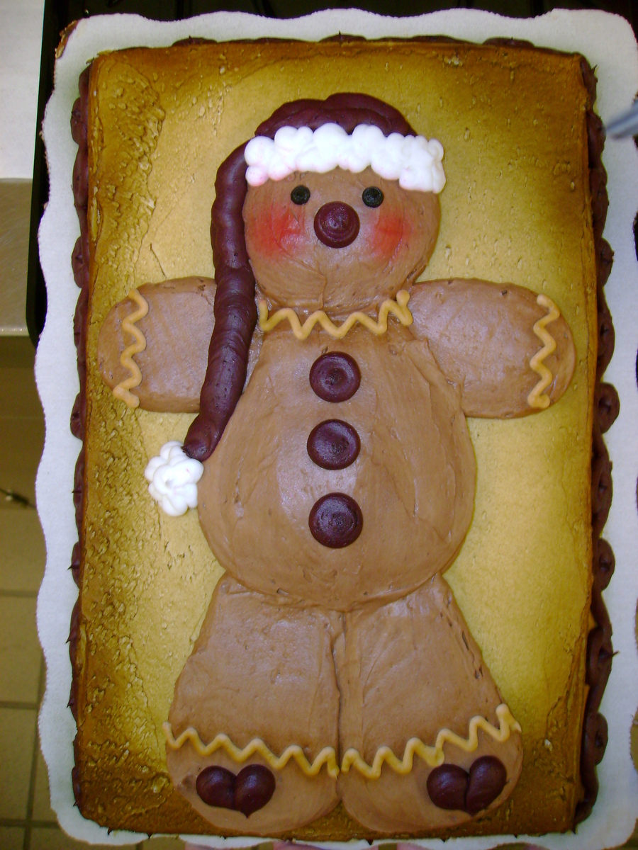 Gingerbread Man - CakeCentral.com