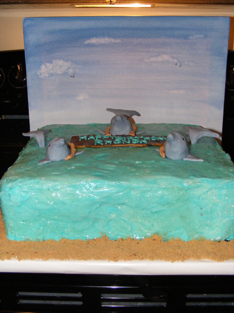 Dolphin Themed Cake - CakeCentral.com