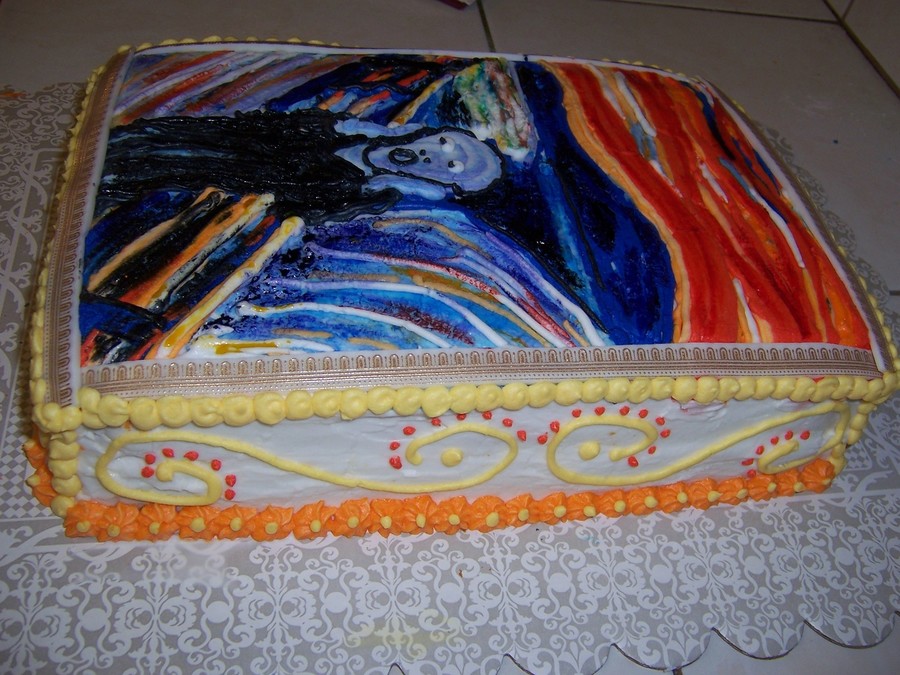 The Scream - CakeCentral.com