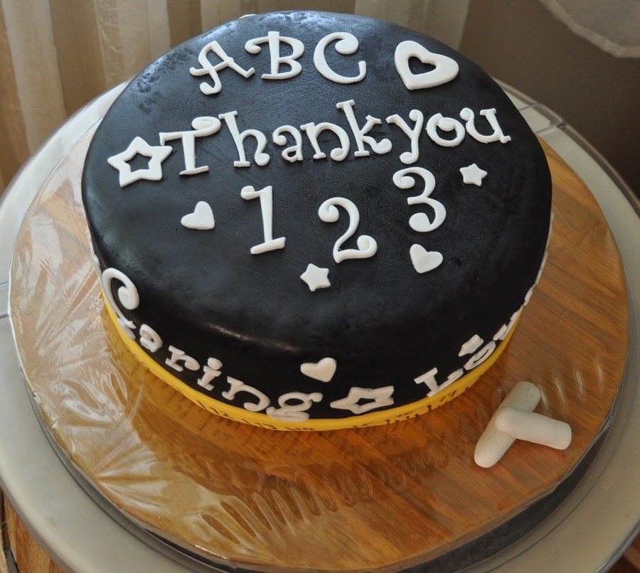 Teacher Appreciation Cake - CakeCentral.com