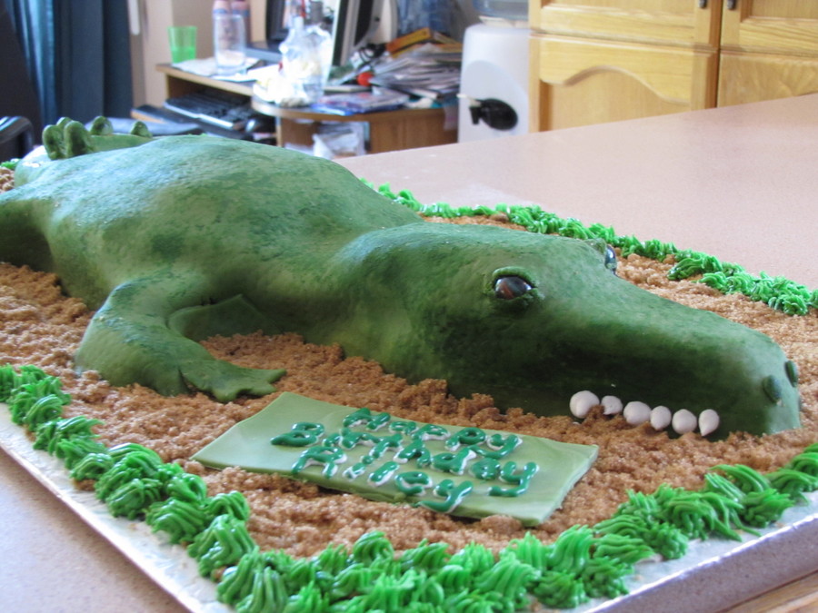 Alligator Cake - CakeCentral.com