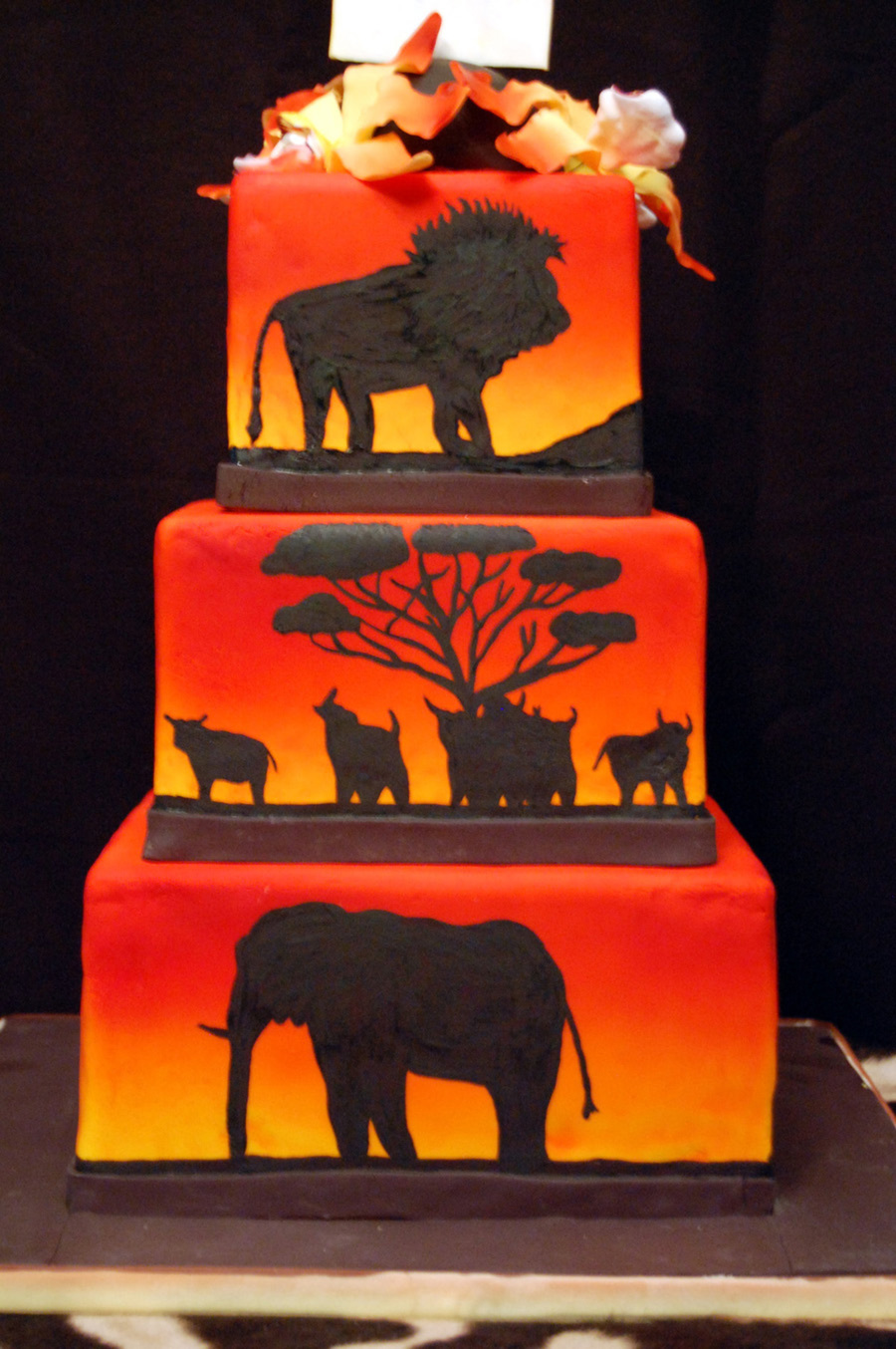 Sunset Safari Cake - CakeCentral.com