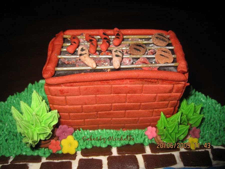 Bbq Grill Cake Topper - CakeCentral.com