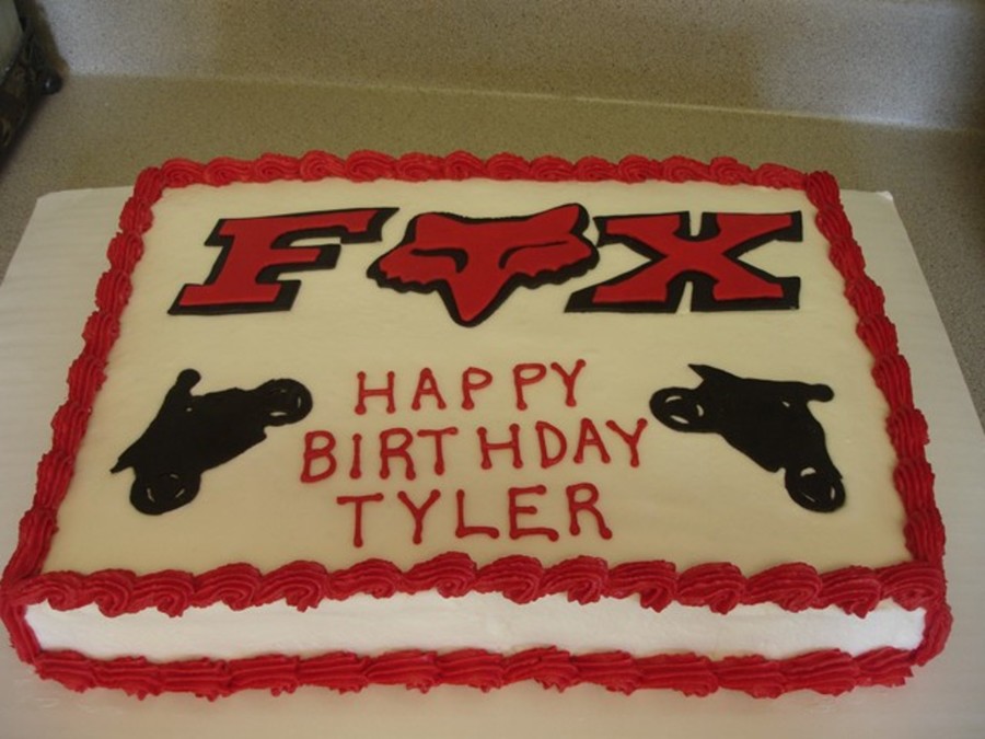 Fox Racing - CakeCentral.com