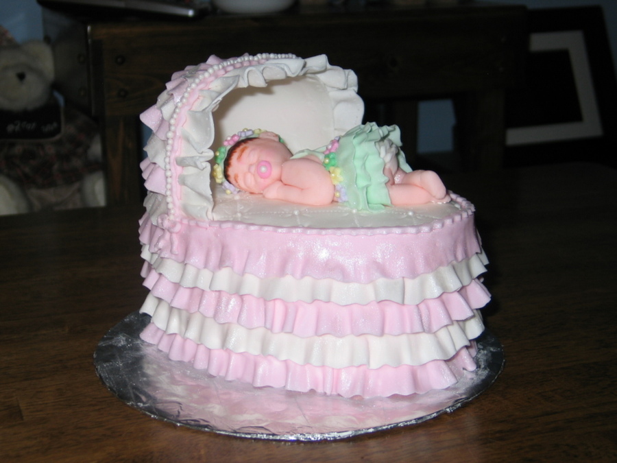 Bassinet Baby Cake - CakeCentral.com