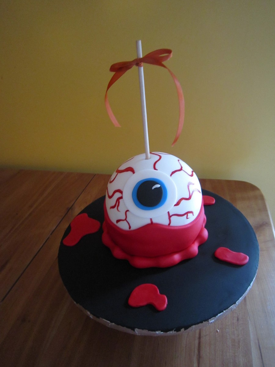 Candy Eyeball Cake - CakeCentral.com