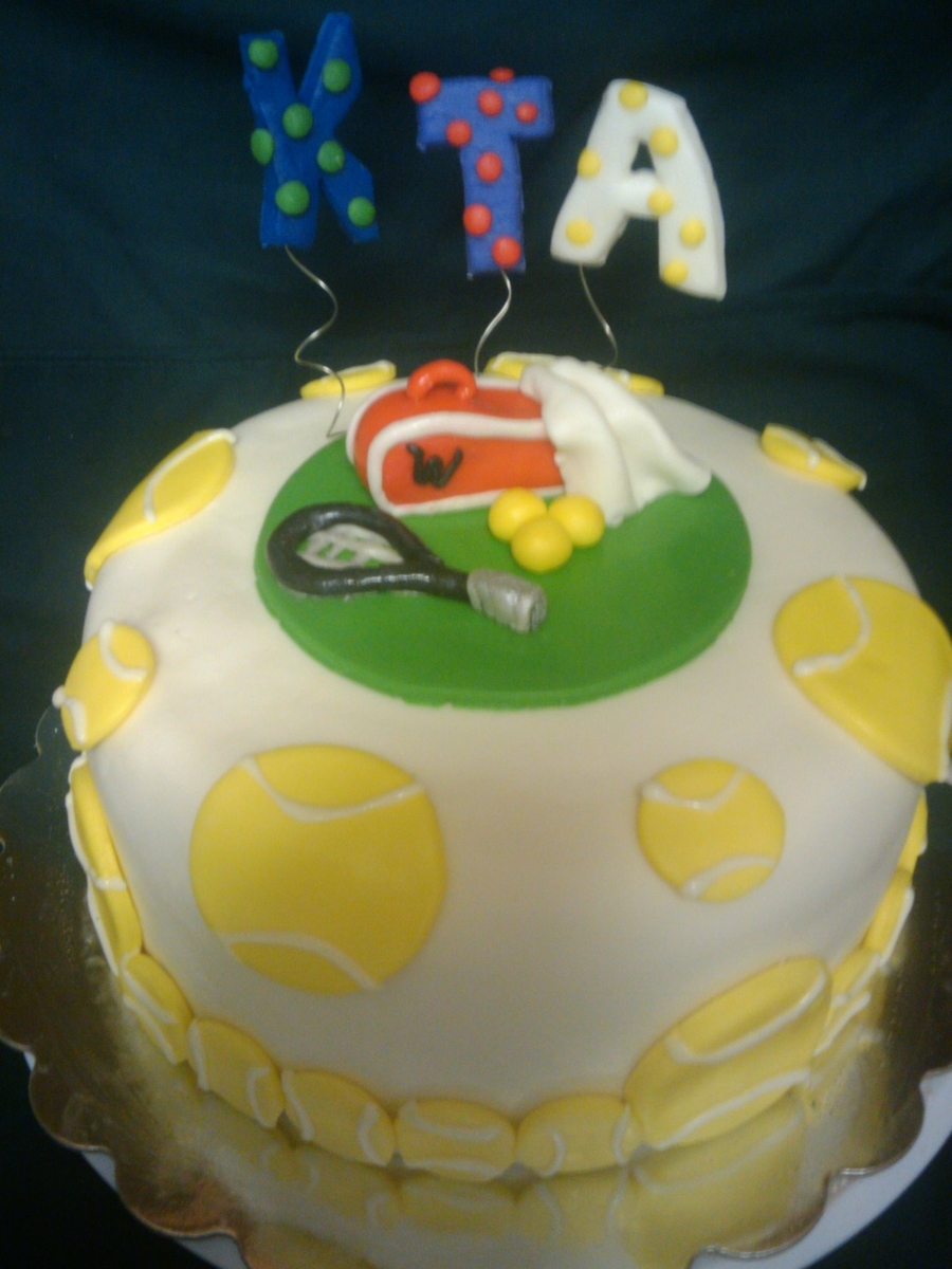 Kta Tennis Cake - CakeCentral.com