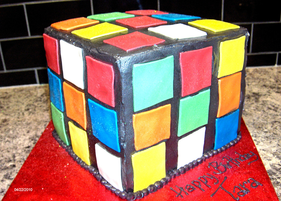3D Rubik's Cube - CakeCentral.com
