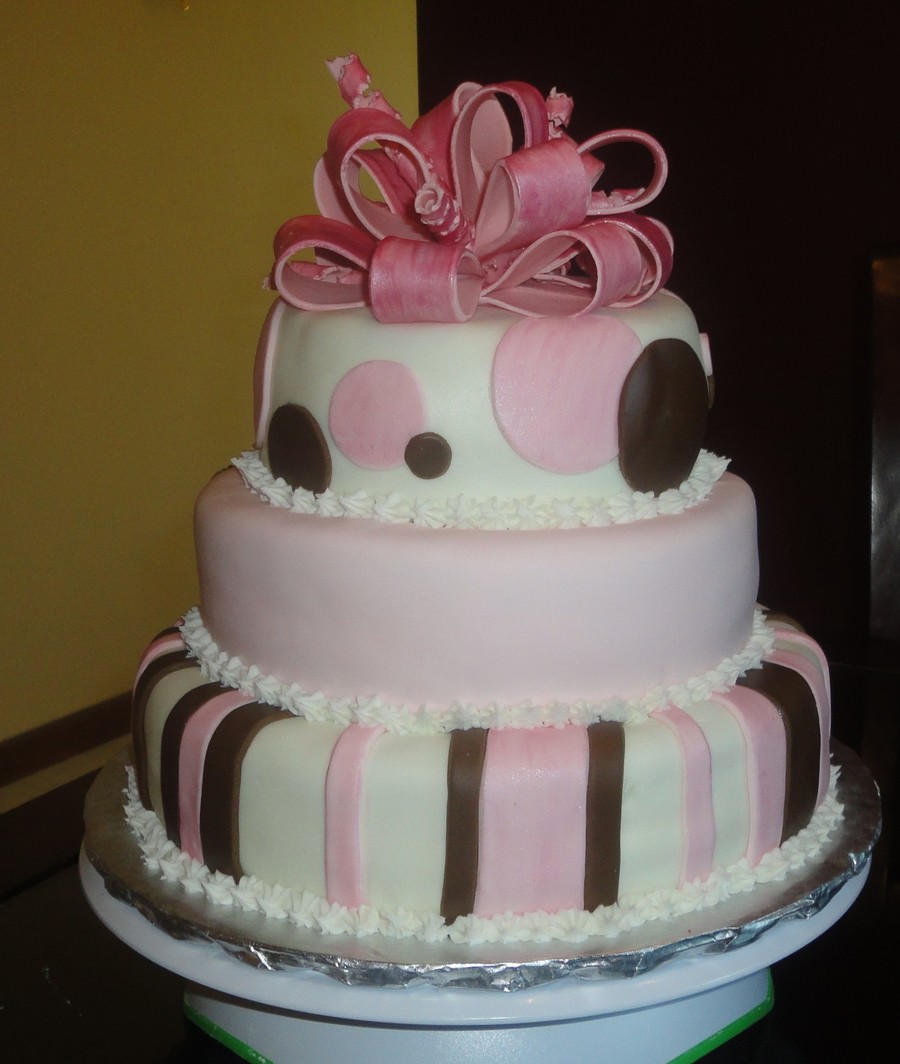 Three Tier Birthday Cake - CakeCentral.com