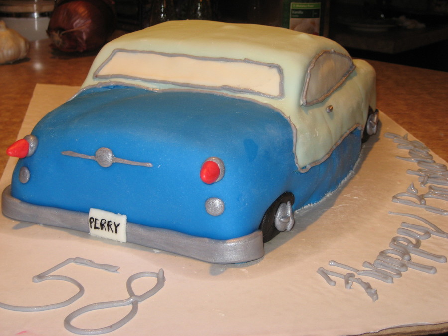 1956 Ford Car Cake - CakeCentral.com