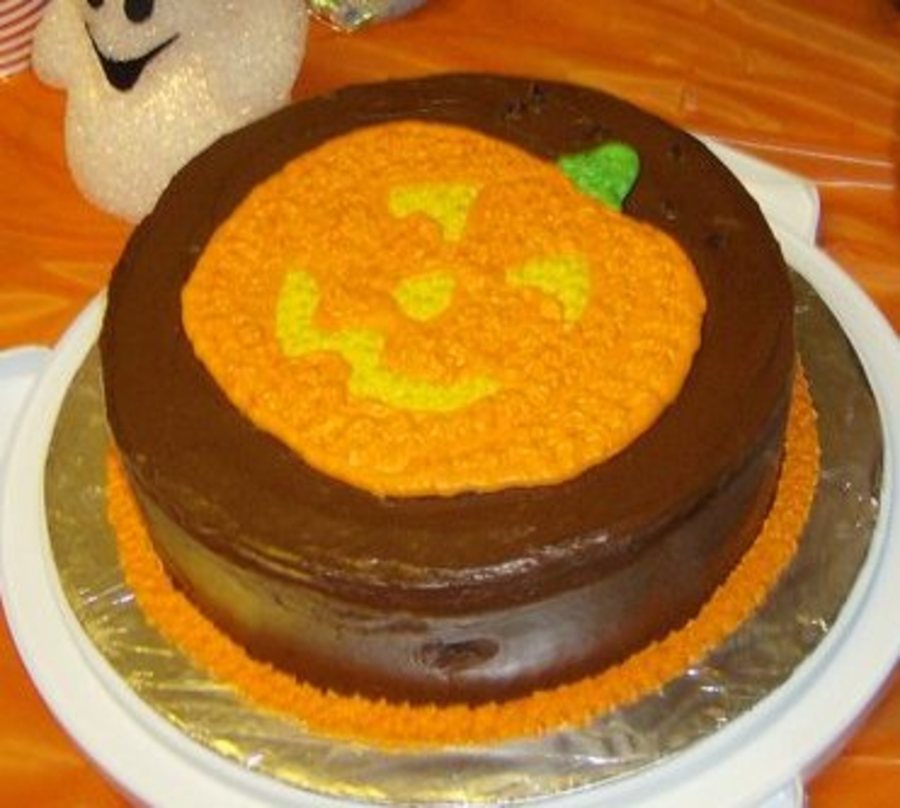 Jack O Lantern Cake - CakeCentral.com