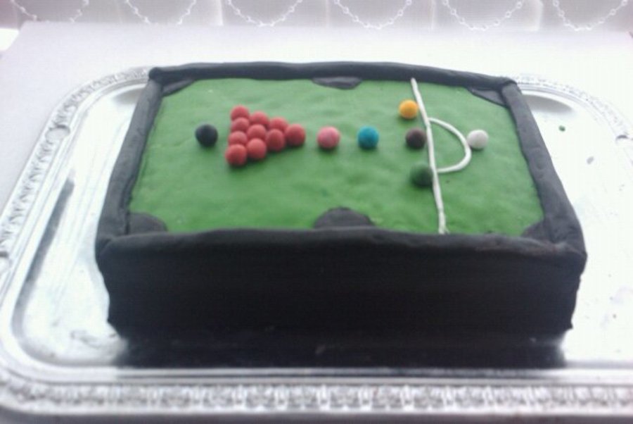 Snooker Table - CakeCentral.com