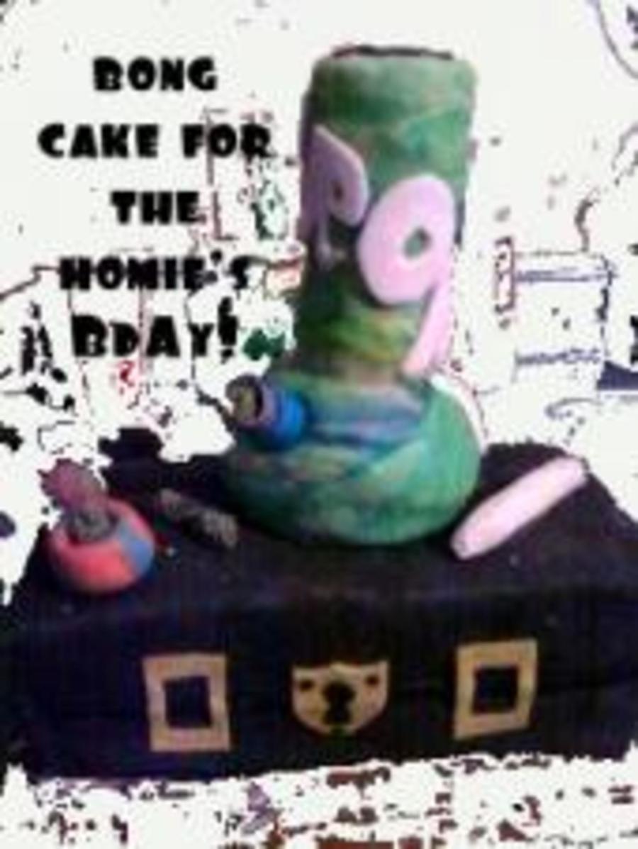 Birthday Bong Cake - CakeCentral.com