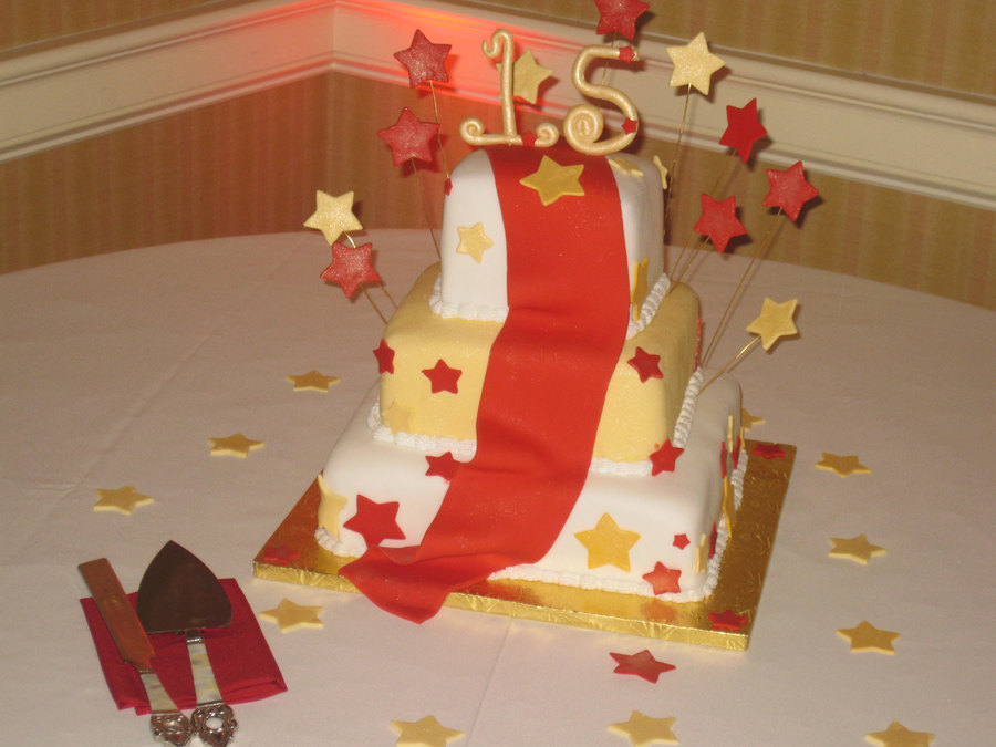Red Carpet Cake - CakeCentral.com