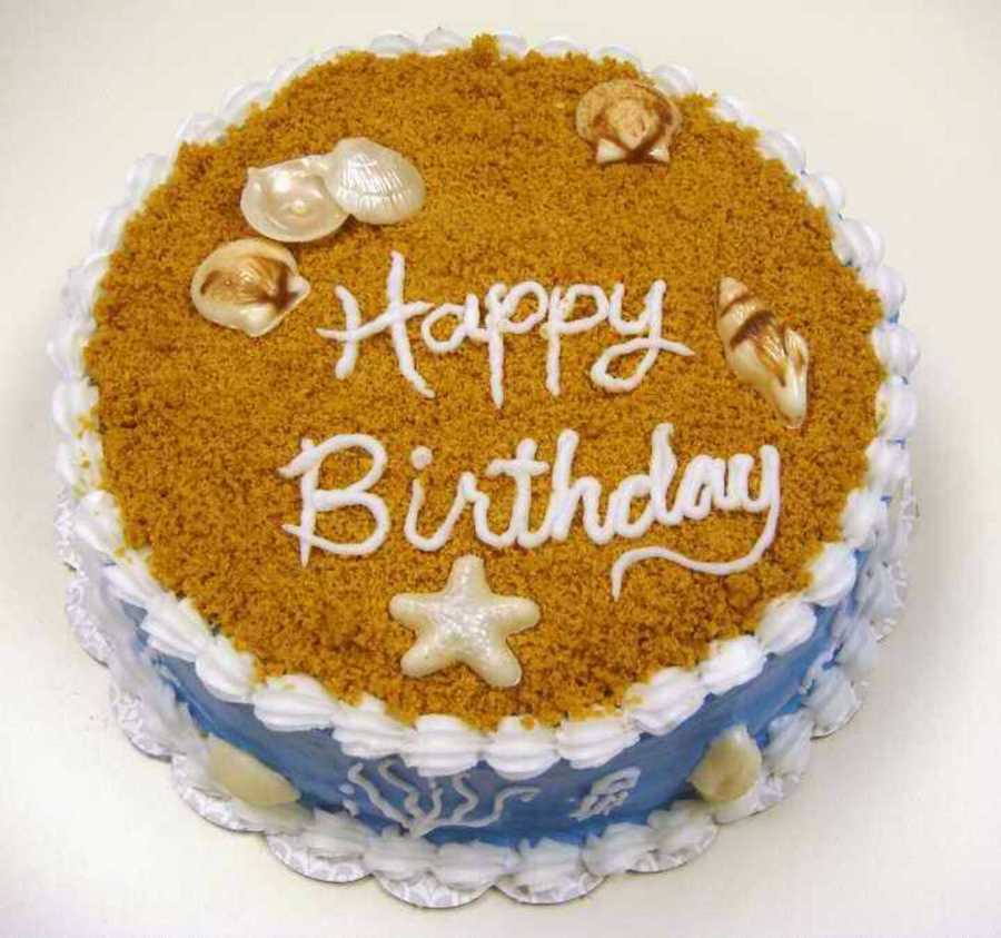Beach Birthday - CakeCentral.com