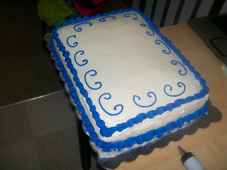 Blue Cake - CakeCentral.com