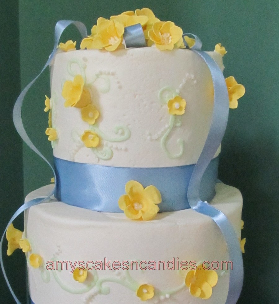 Yellow Flowers - CakeCentral.com