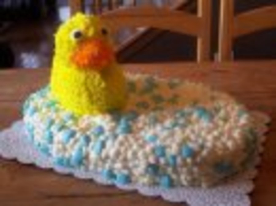 Ducky In A Bubble Bath - CakeCentral.com