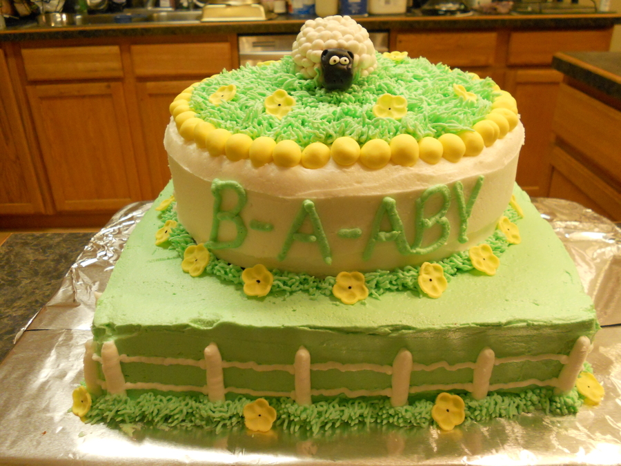 Baby Shower Sheep - CakeCentral.com