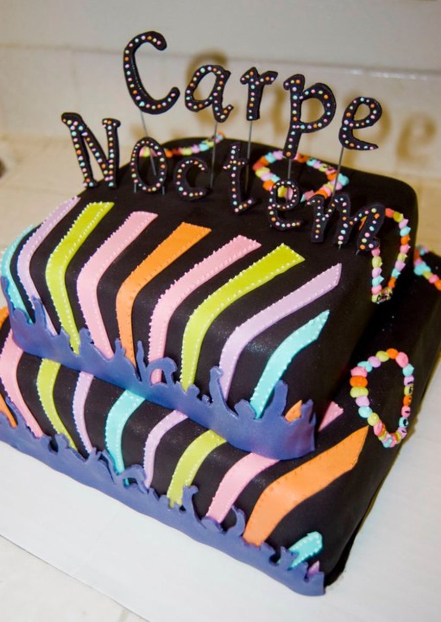 Uv Rave Cake - CakeCentral.com