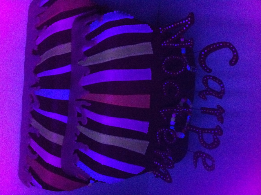 Uv Rave Cake - CakeCentral.com