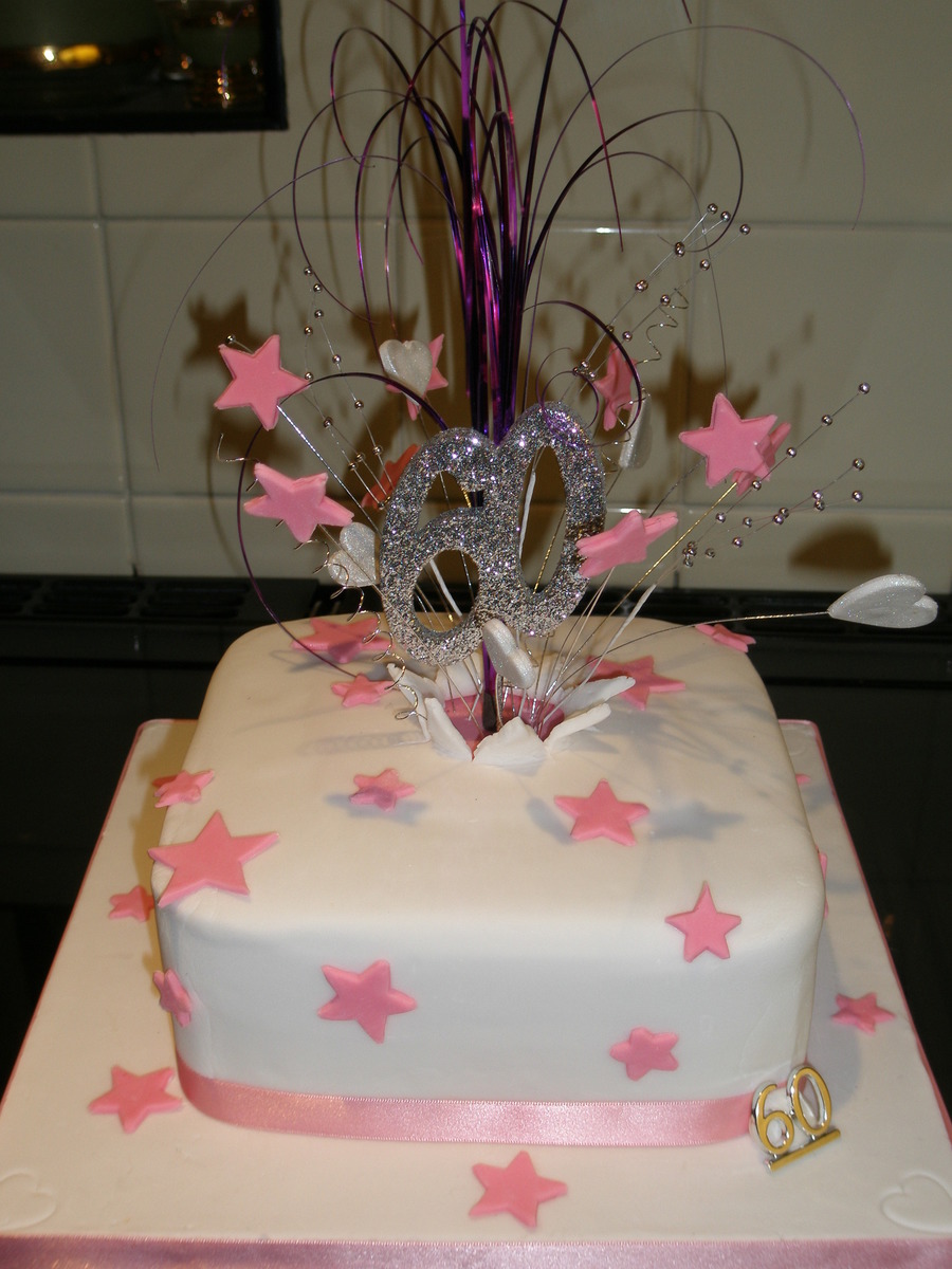 Ladies 60Th Birthday Cake Explosion - CakeCentral.com