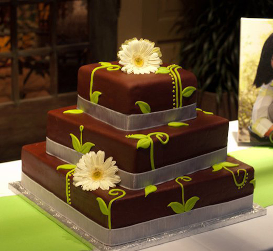 Fondant Stacked Cake - CakeCentral.com