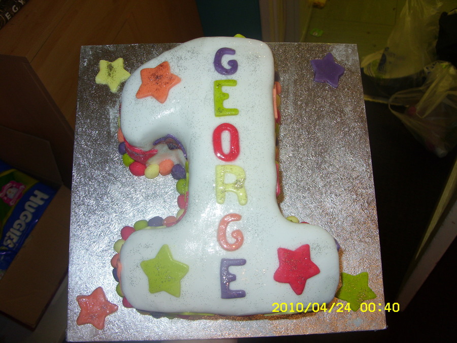 1St Birthday Cake - CakeCentral.com