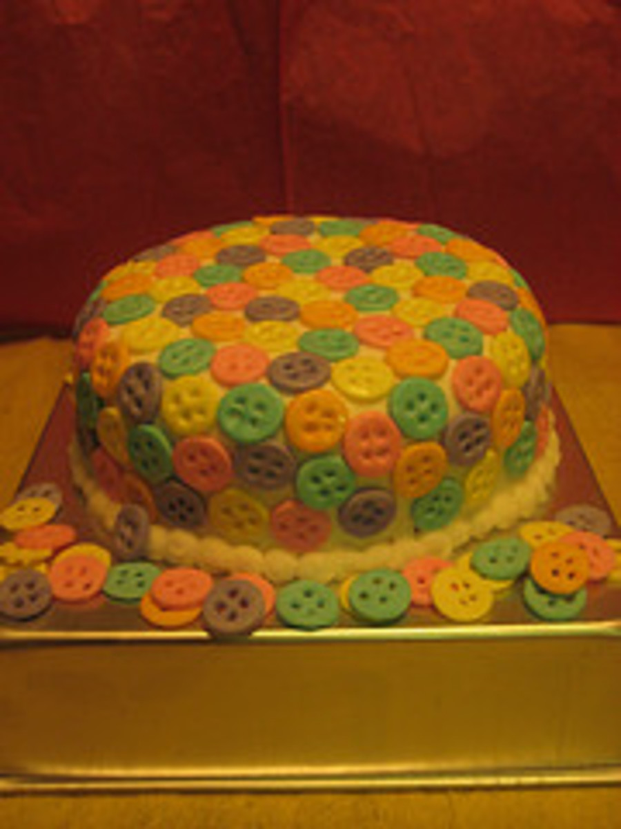 Cute As A Button Cake! : ) - CakeCentral.com