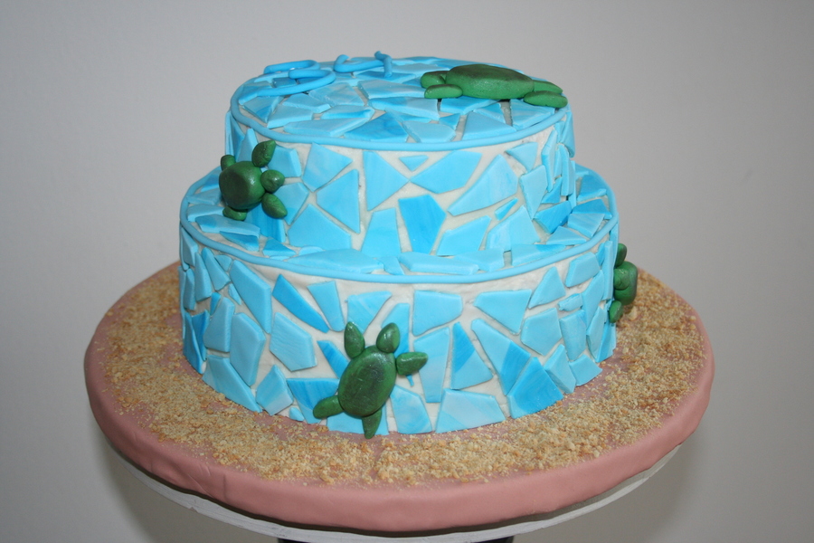 Mosaic Sea Turtles - CakeCentral.com